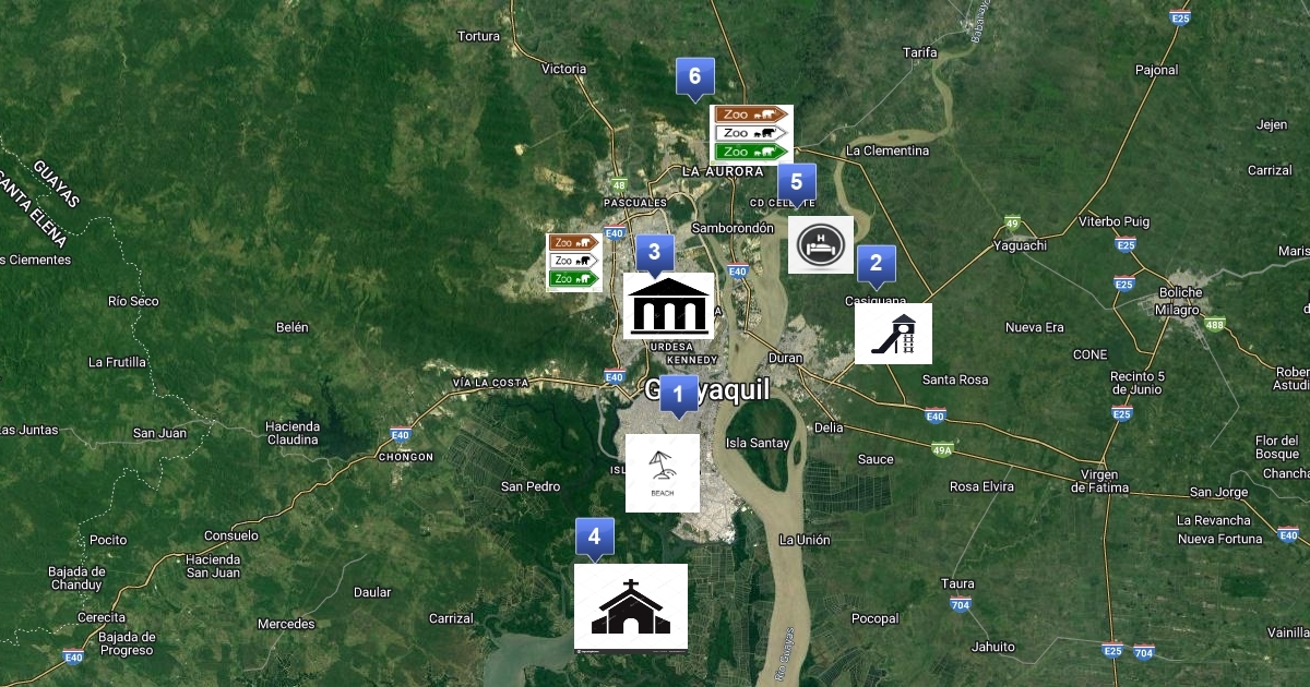 Mapa turistico de guayaquil : Scribble Maps