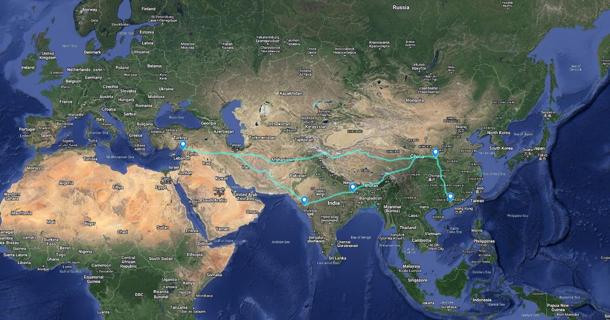 Silk Road (Draft) : Scribble Maps