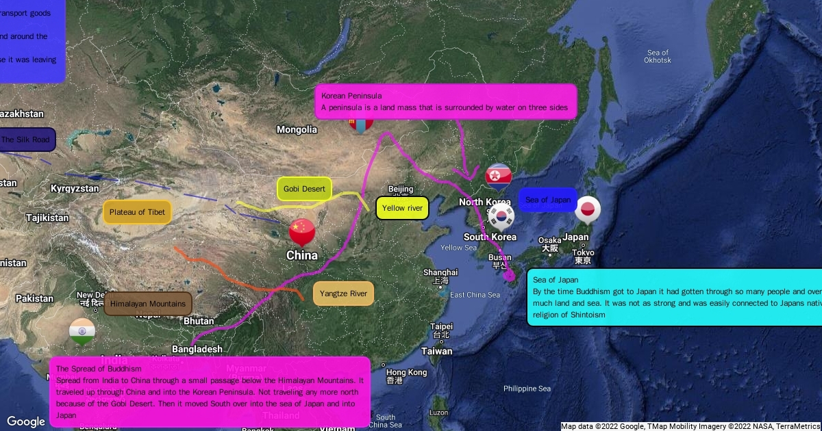 Map of Asia : Scribble Maps