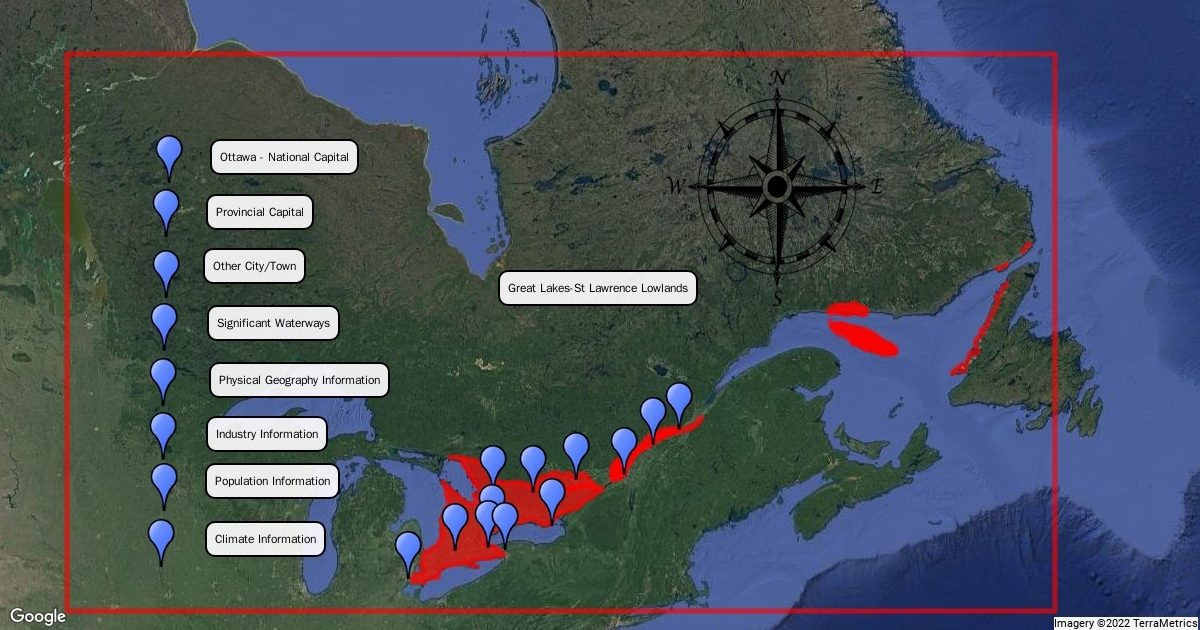 Great Lakes-St Lawrence Lowlands : Scribble Maps
