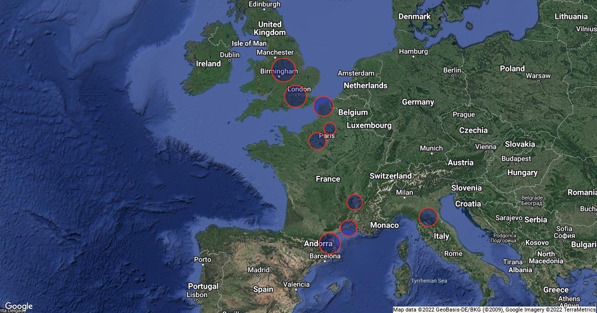 Mapa Historia : Scribble Maps