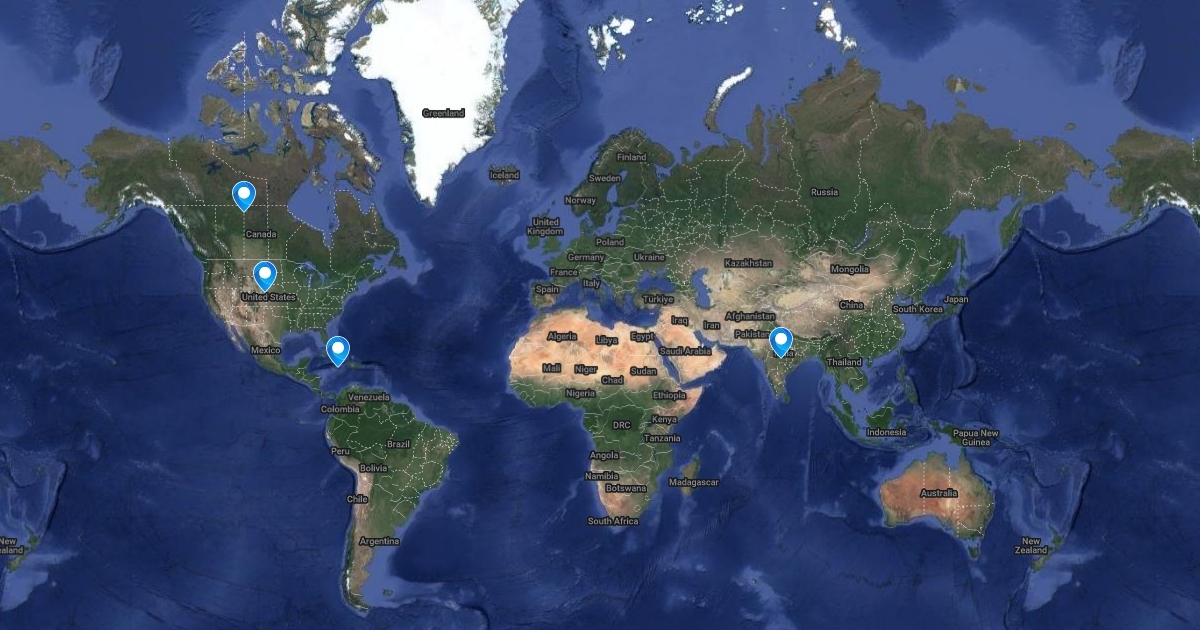 Map of english variations : Scribble Maps