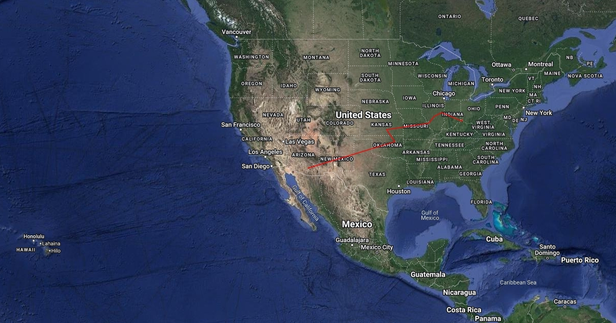 Emily Hughes The Bean Trees Map : Scribble Maps