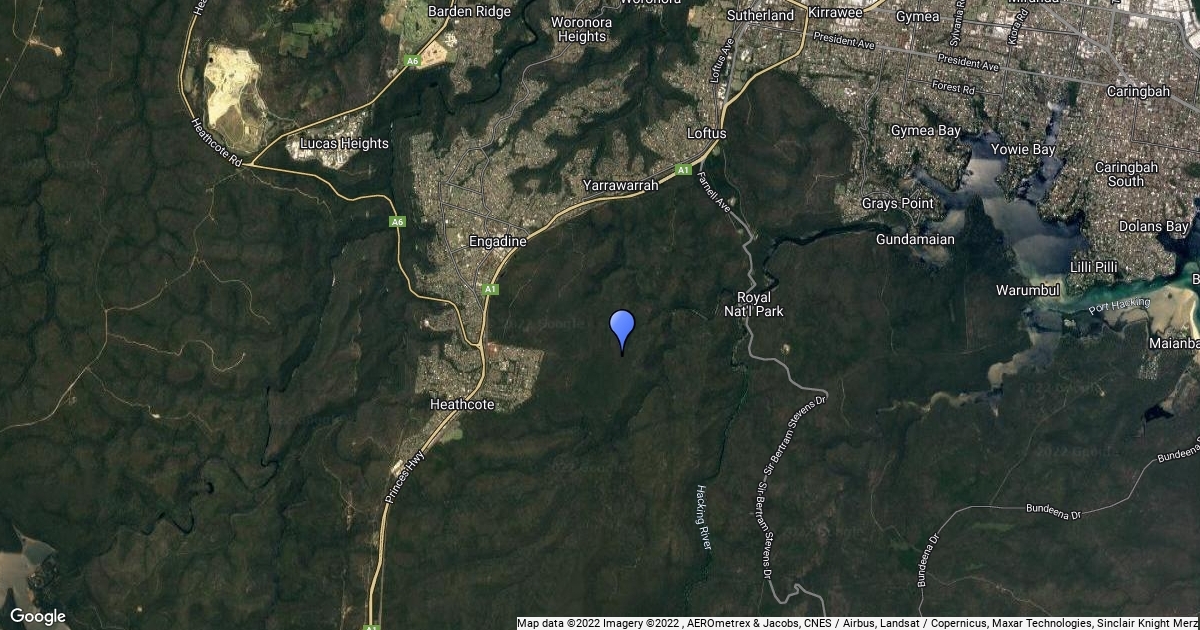 Engadine Small Scale Map : Scribble Maps