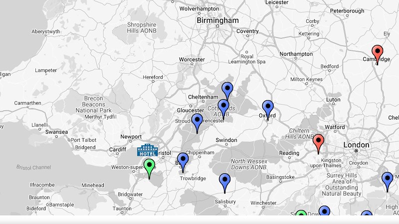 England 2022 : Scribble Maps