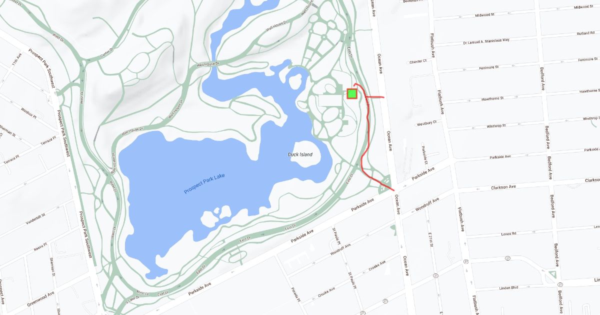 East Entrances to Park : Scribble Maps