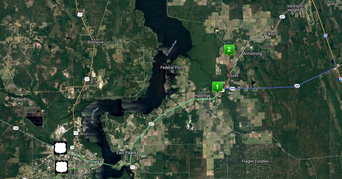 TRUCK MAP BLUE SKY FARMS : Scribble Maps