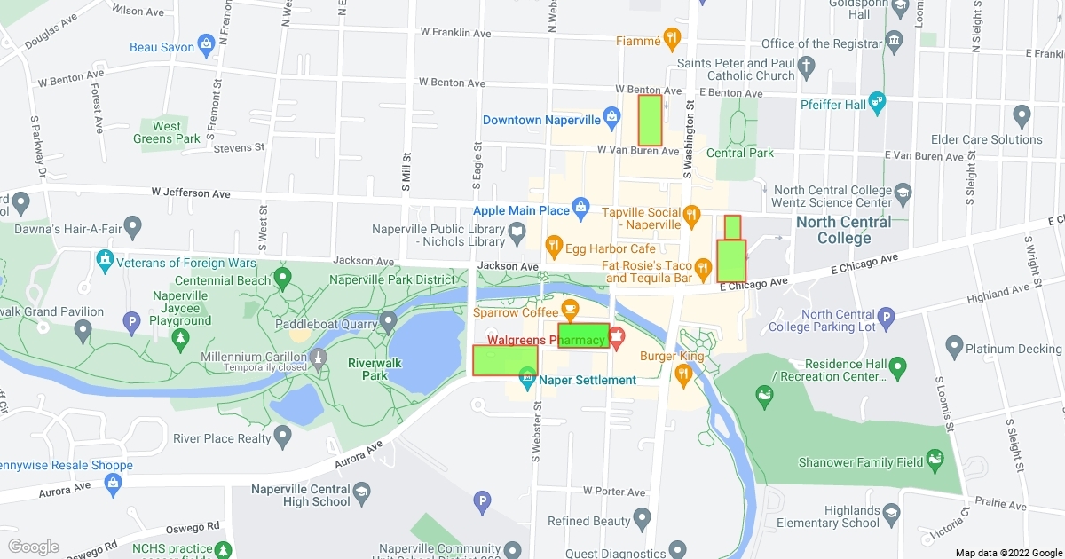 Parking DTN Riverwalk : Scribble Maps