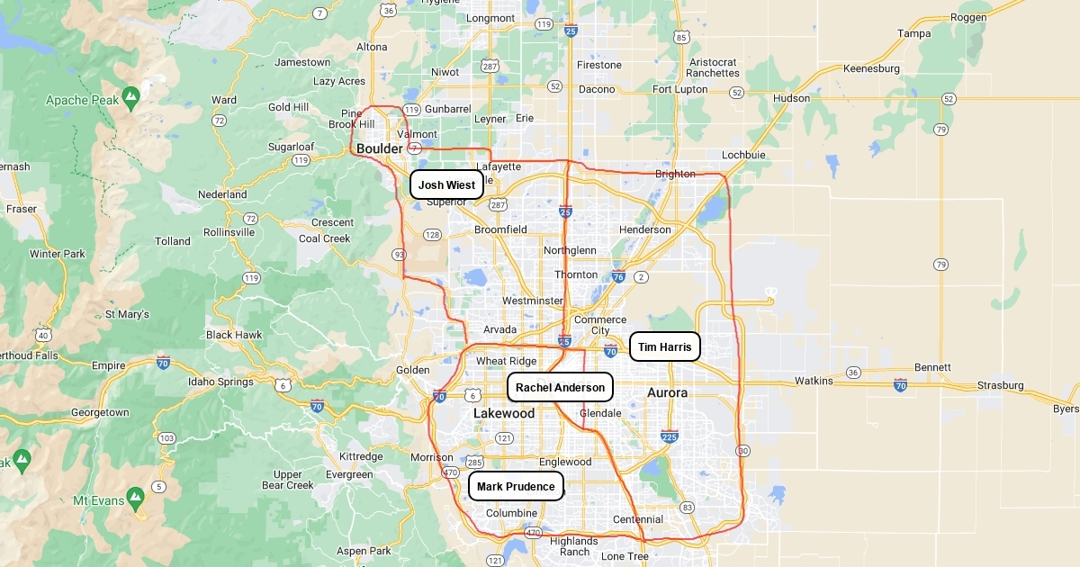COS/DEN Territories : Scribble Maps