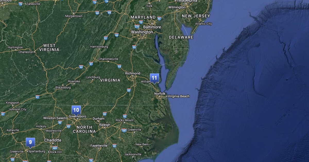 Revolutionary war map : Scribble Maps