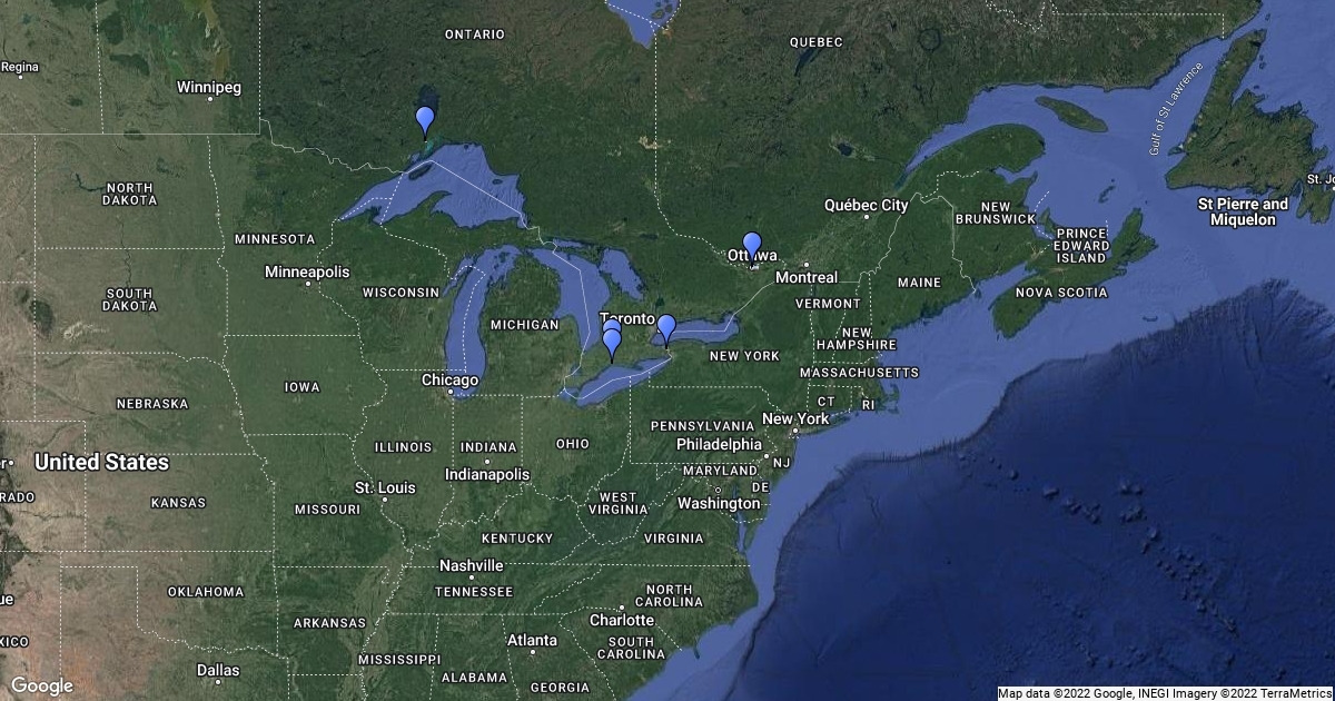 Geographical Story Map in Ontario : Scribble Maps