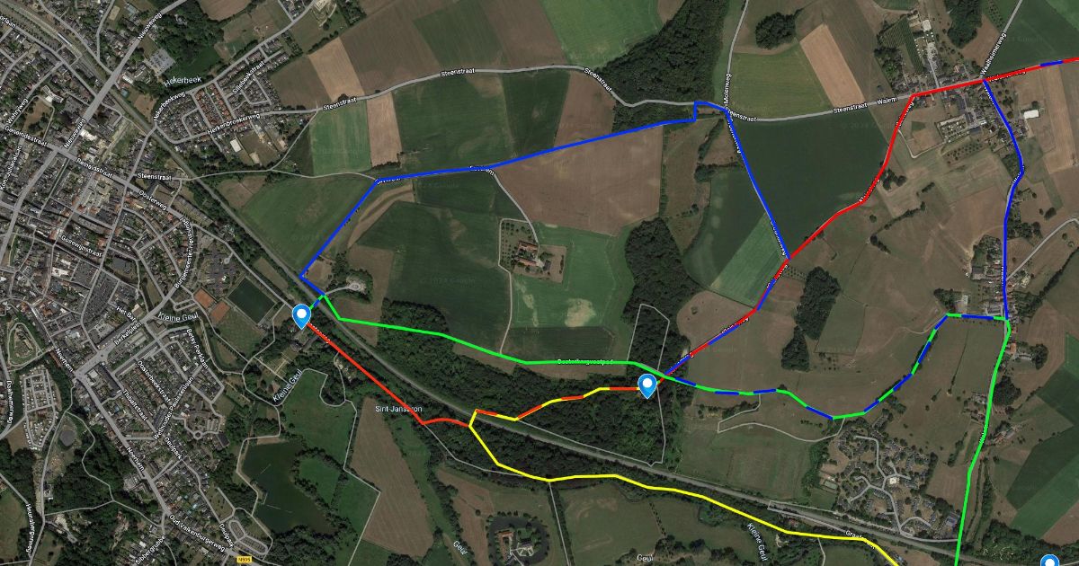 Fietsroute pt2 : Scribble Maps