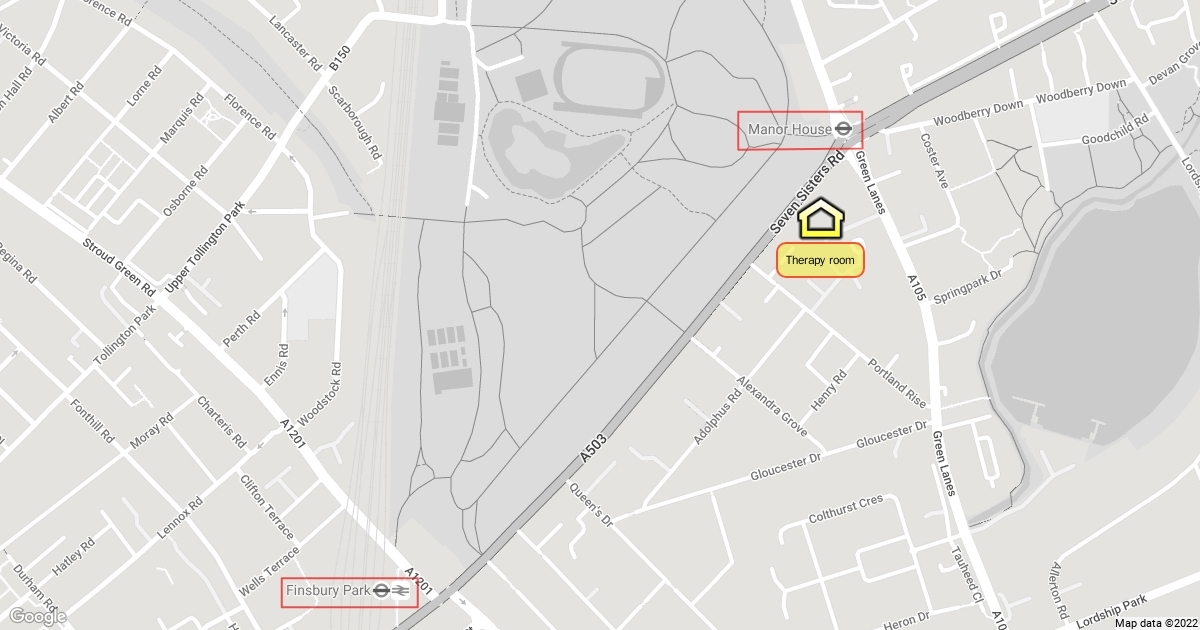 Finsbury Park Therapy Room : Scribble Maps