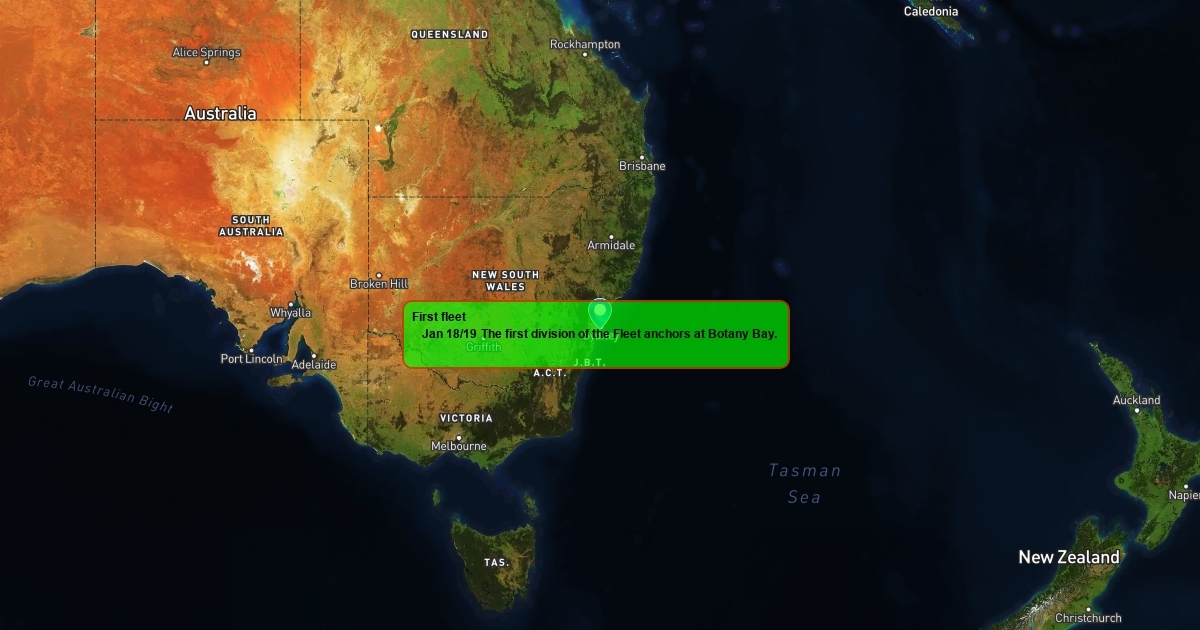 First Fleet Scribble Maps