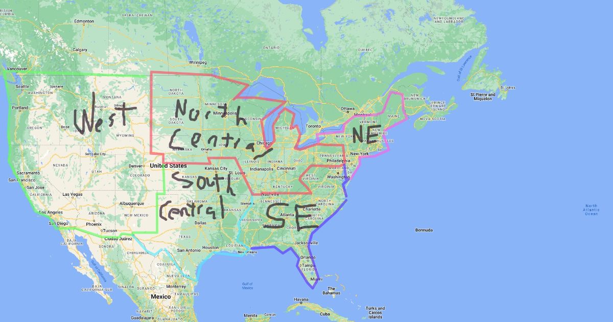 commercial regions : Scribble Maps