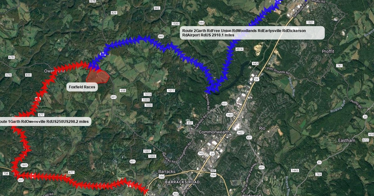 Foxfield Races : Scribble Maps