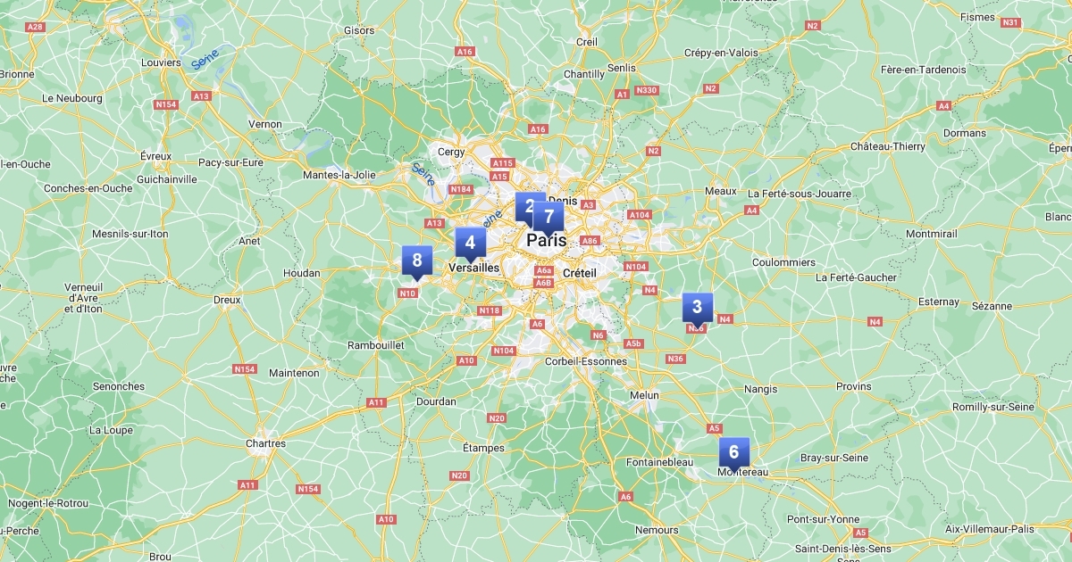 map of road trip history : Scribble Maps