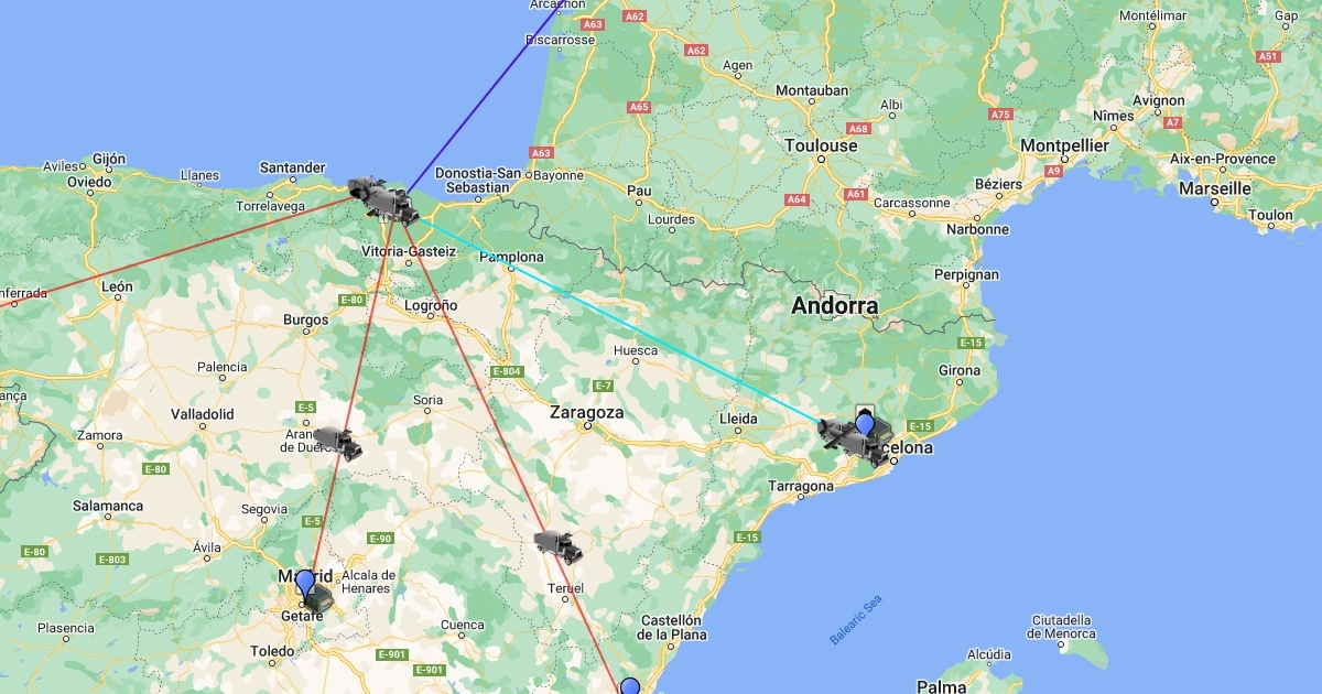 logistica : Scribble Maps