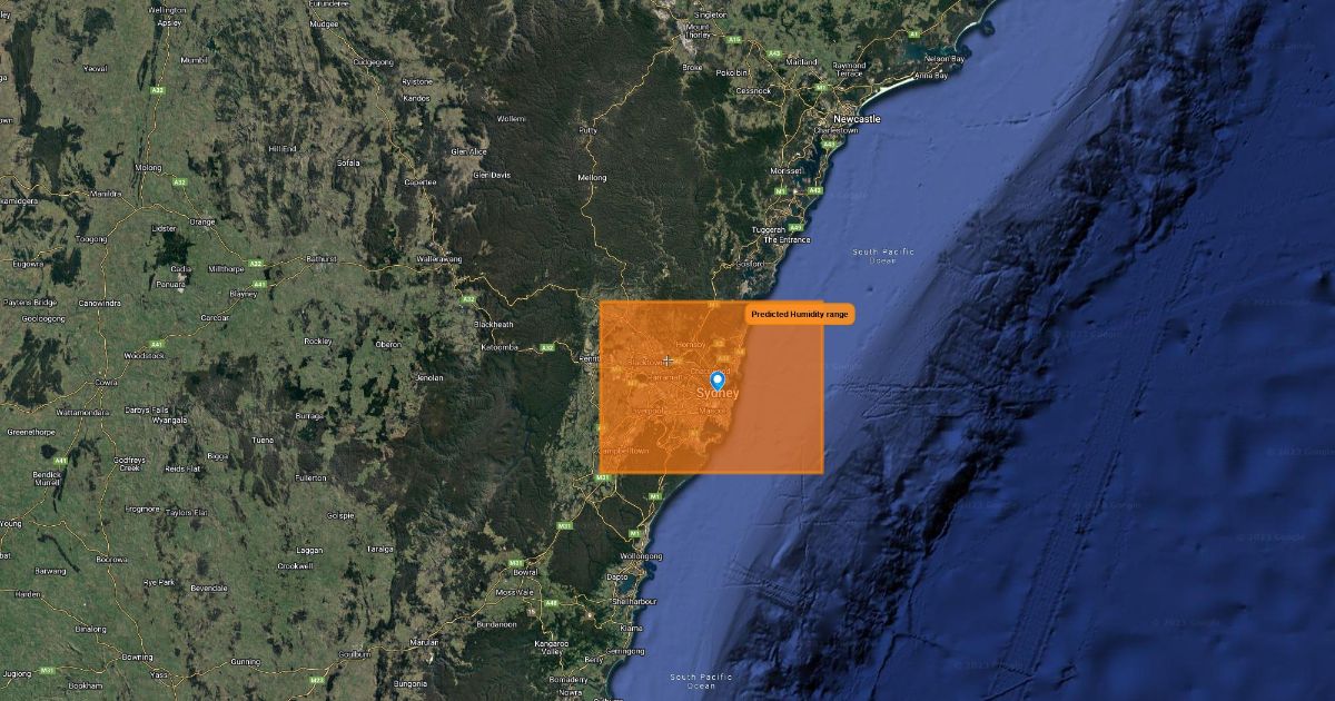 Weather forecast : Scribble Maps