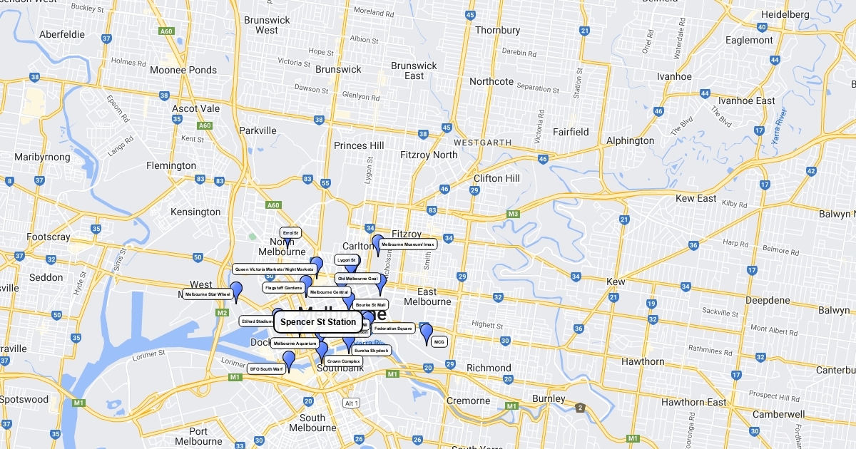 Melbourne Map - Shana : Scribble Maps