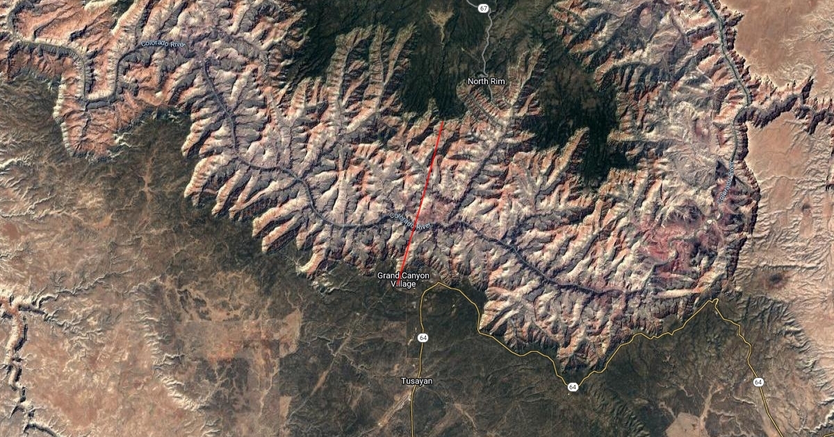 Grand Canyon Bridge : Scribble Maps