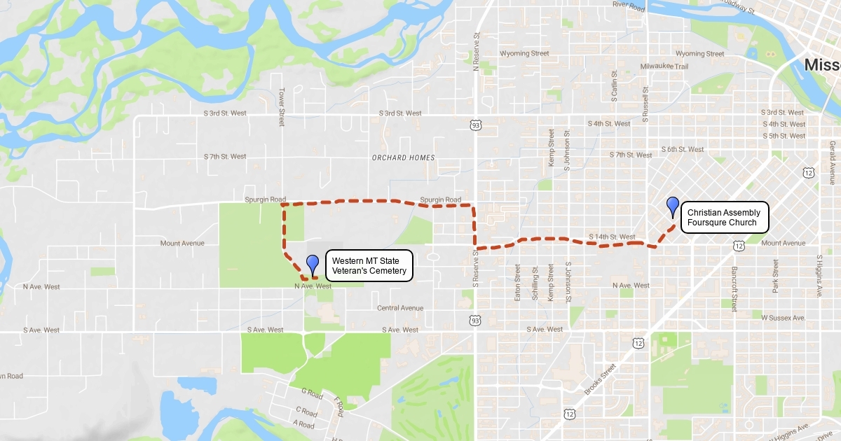 Directions to VA Cemetery : Scribble Maps