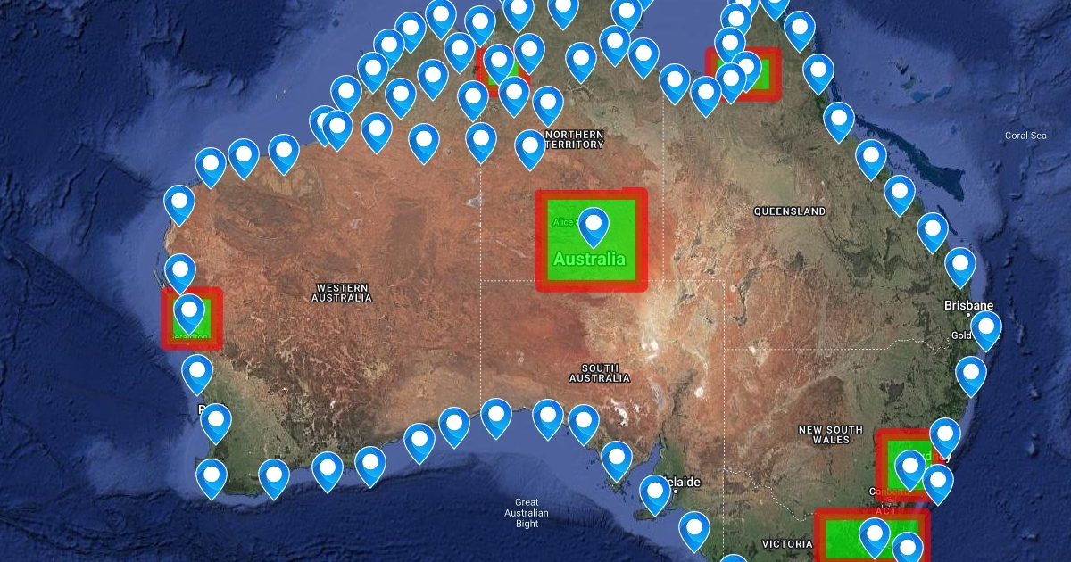 Effects on Australia's Biodiversity : Scribble Maps