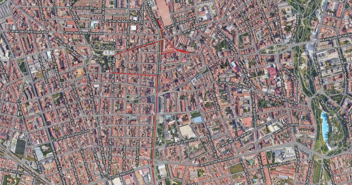 Mapa Ruta Modernista : Scribble Maps