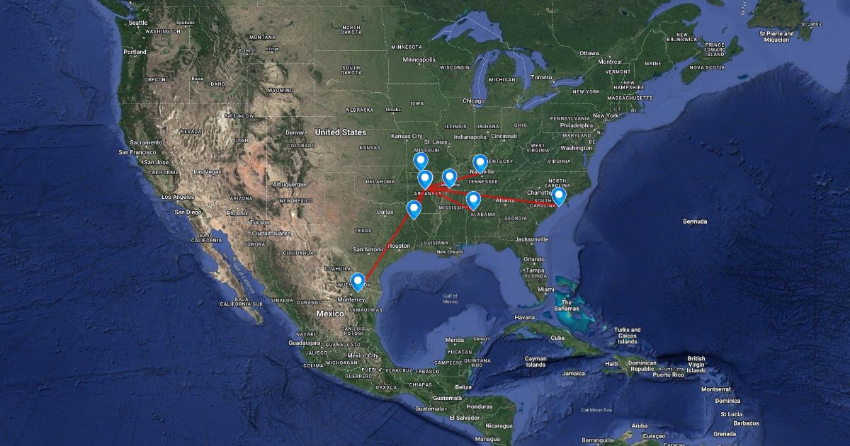 My Map of Places Iv'e been : Scribble Maps