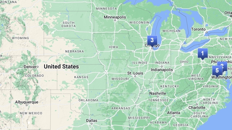 Progressive woman's movement : Scribble Maps