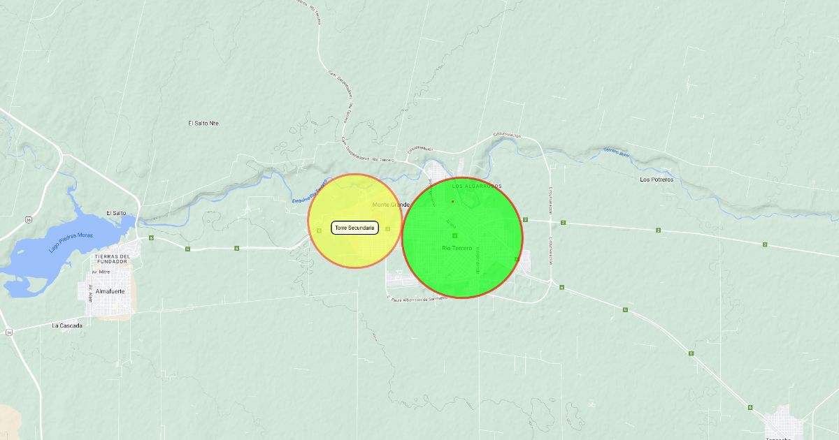 Mapa de Proyecto Rio Tercero : Scribble Maps