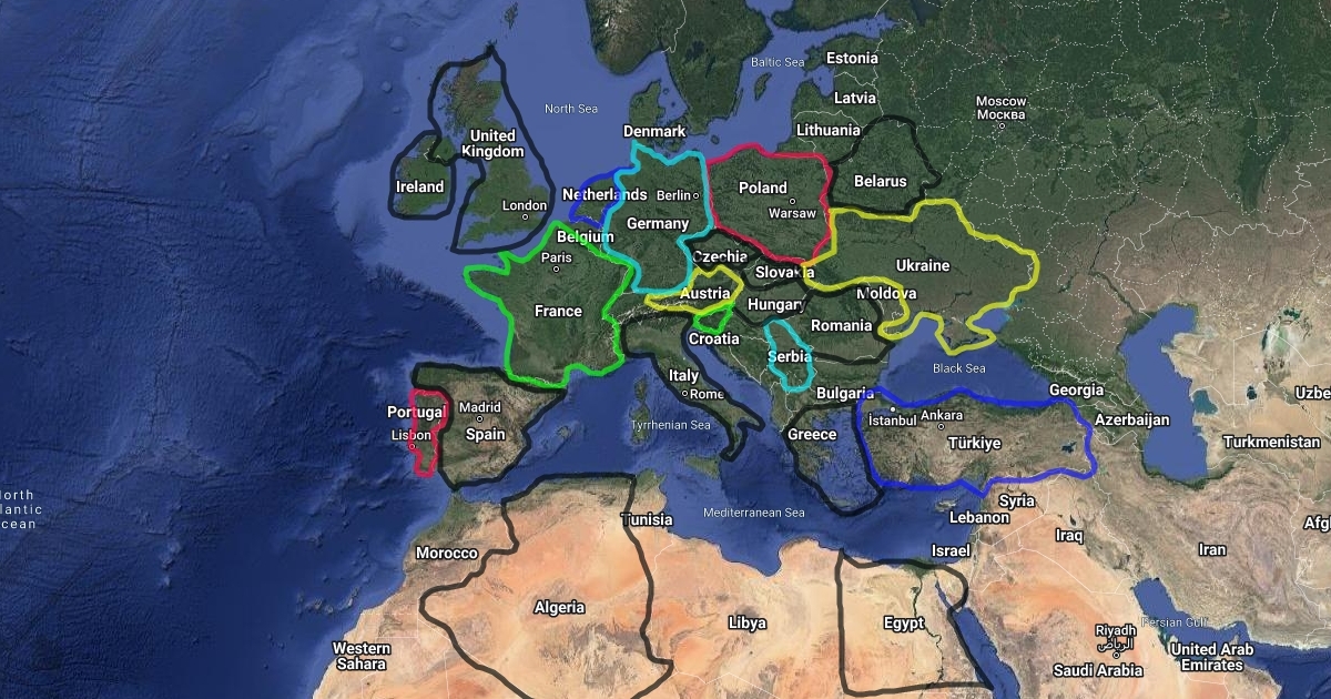 WWII Game Map : Scribble Maps