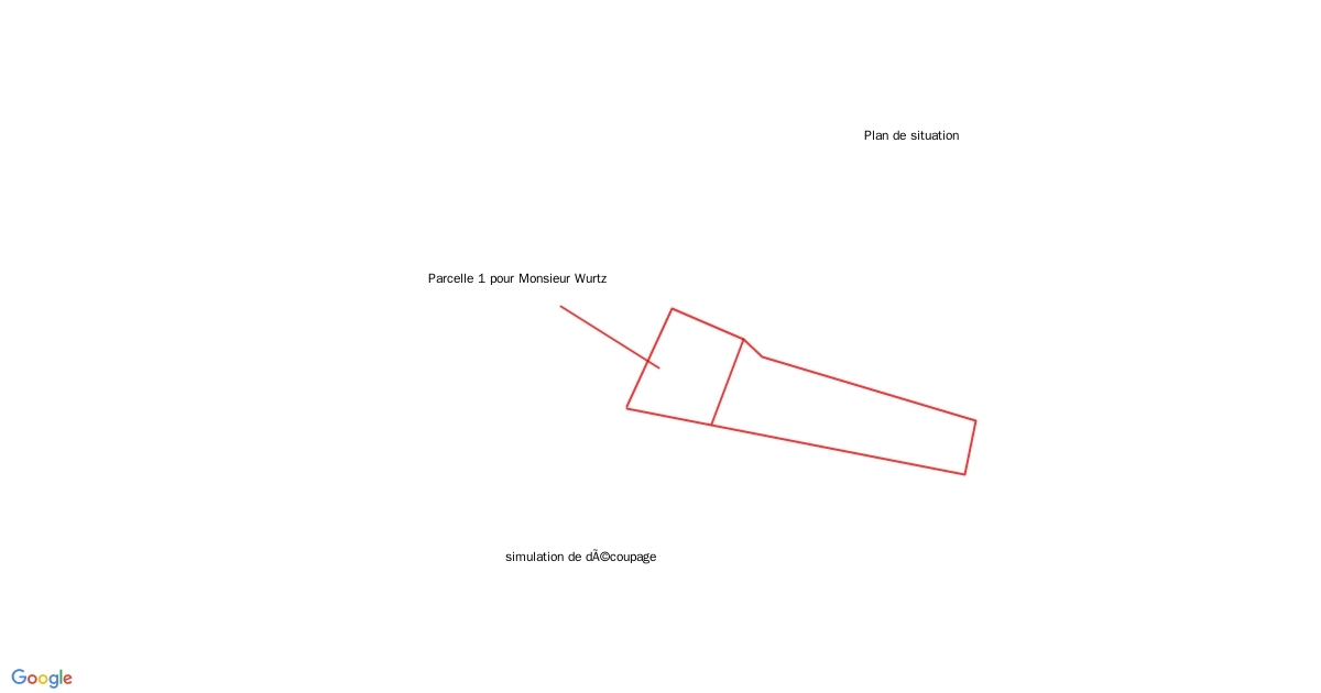Plan de situation : Scribble Maps
