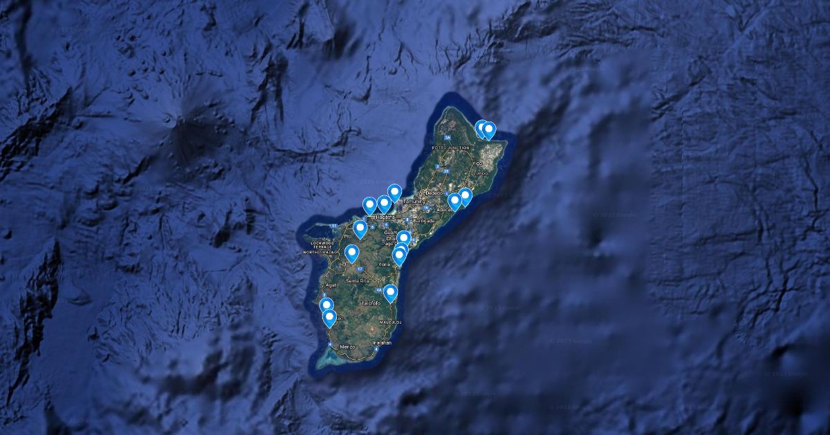 Best Sling Spots on Guam : Scribble Maps
