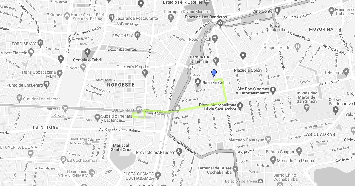 Mapa 3 : Scribble Maps