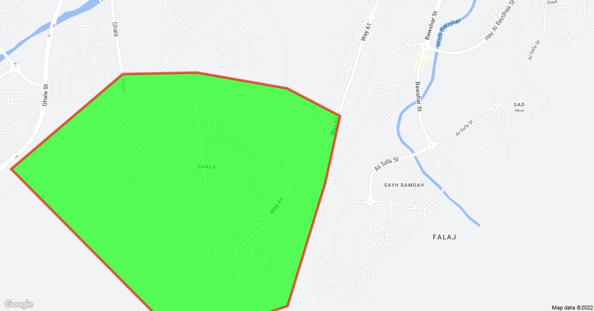 Ghala, Muscat, Oman : Scribble Maps