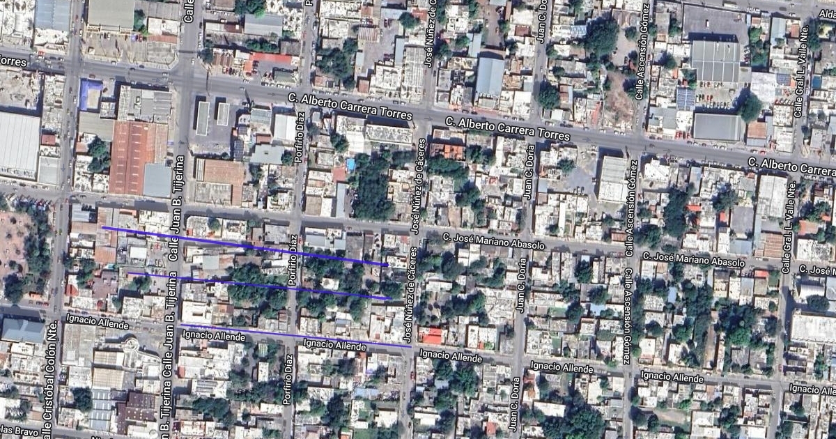 Ejemplo de Catastro Tecnico : Scribble Maps