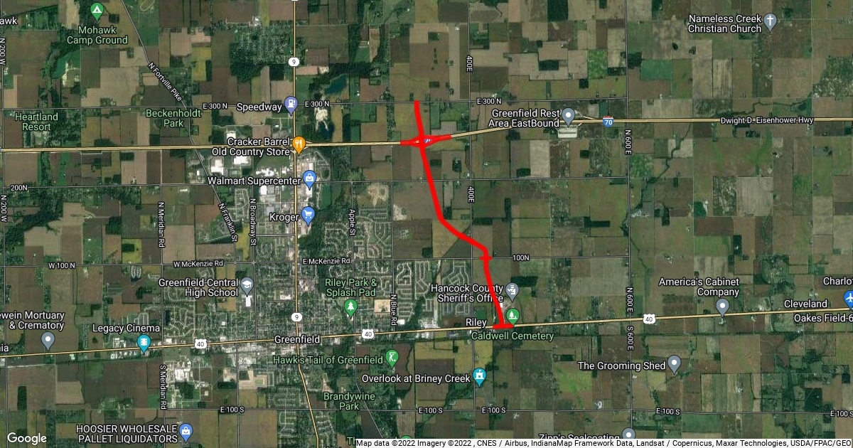 Greenfield Bypass : Scribble Maps