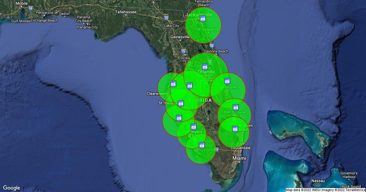 Map of Locations : Scribble Maps