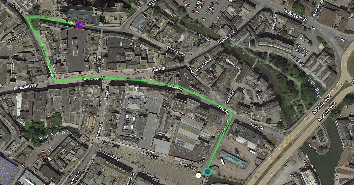 Parade Route Map : Scribble Maps