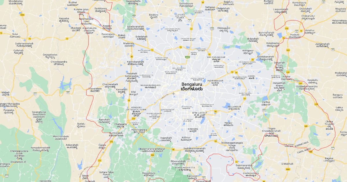 Bangalore Map : Scribble Maps