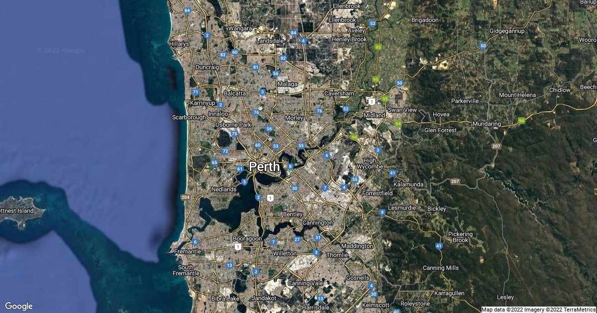 Perth assesment GEO : Scribble Maps
