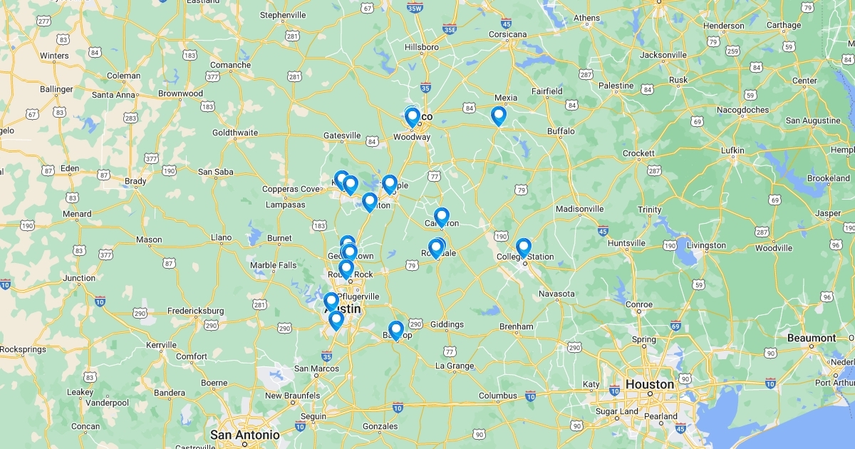 LRH Locations : Scribble Maps