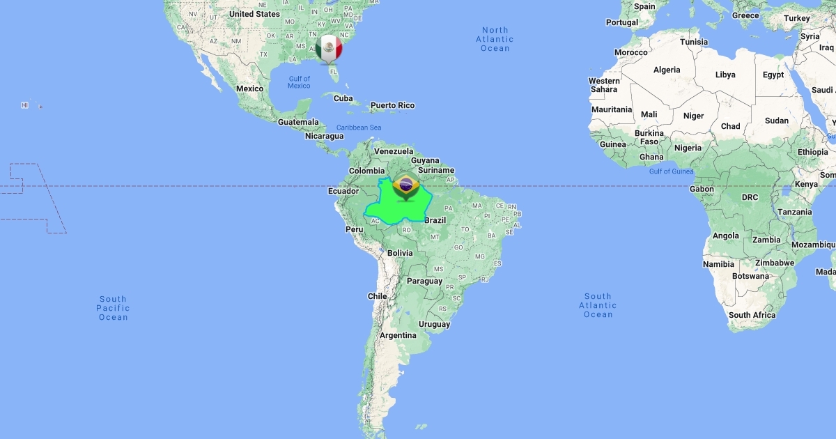 Map of Brazil : Scribble Maps