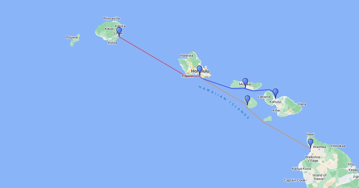 Hawaii Ferries : Scribble Maps