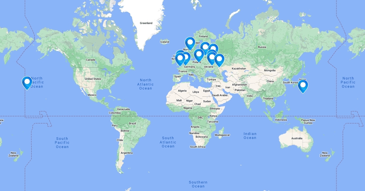 World War II map : Scribble Maps
