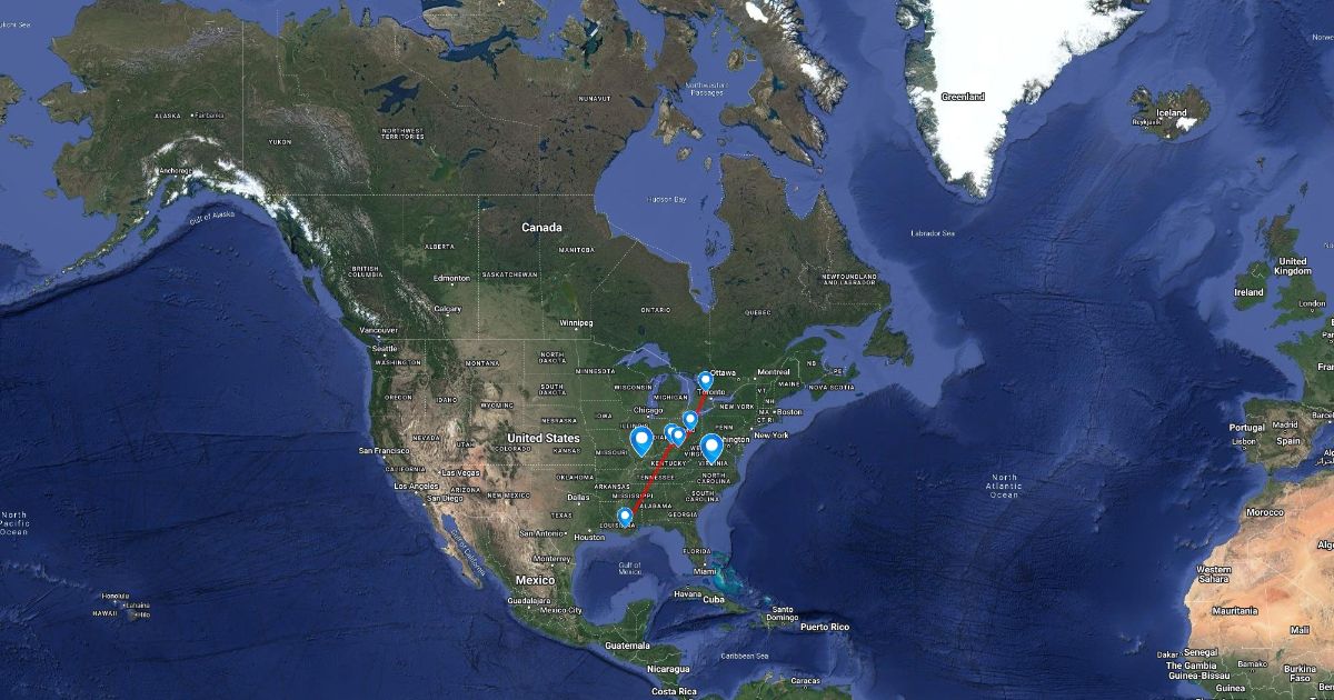 under ground rail road : Scribble Maps