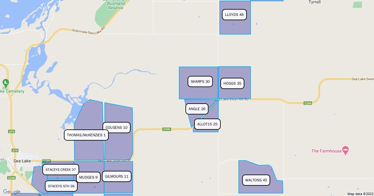 Paddock Map : Scribble Maps