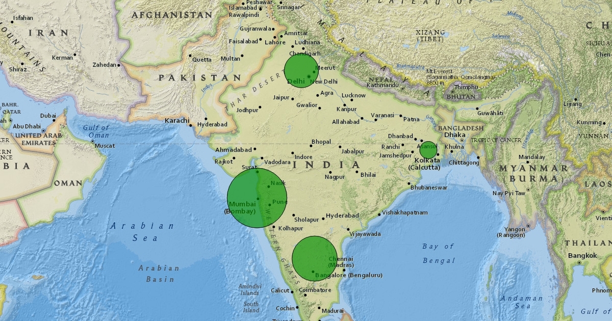 Concentration zones : Scribble Maps