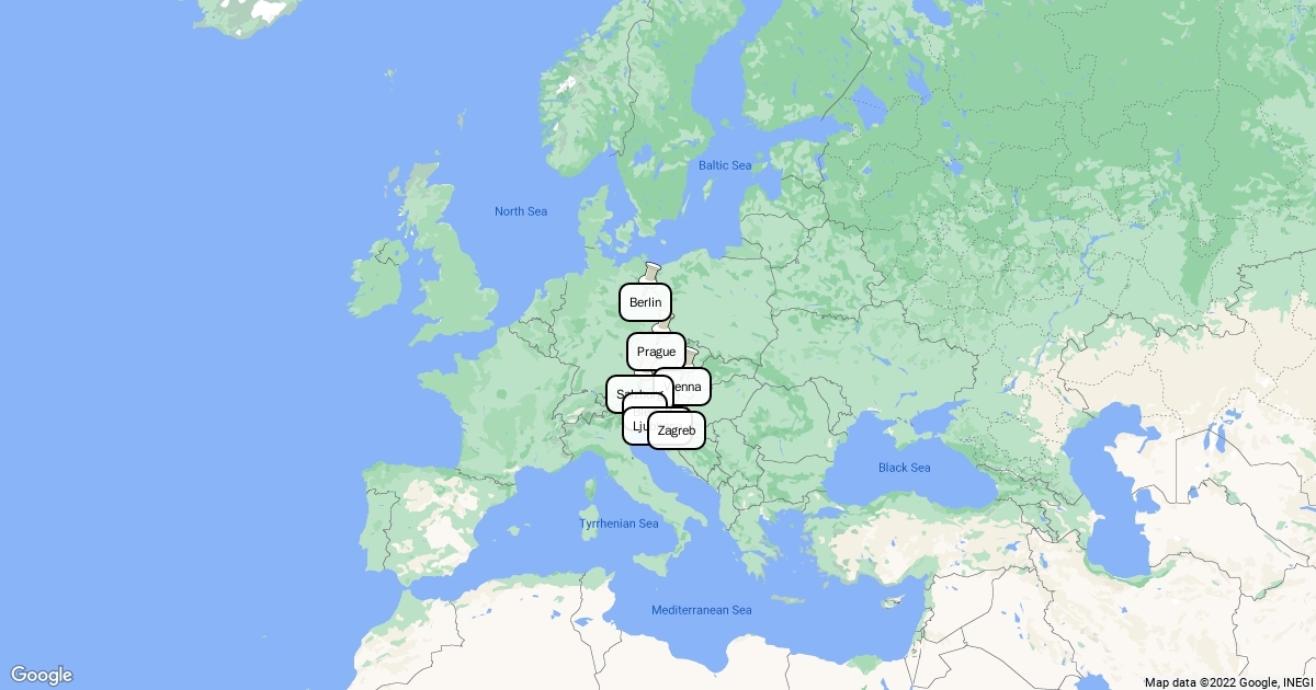 Interrail part 1 : Scribble Maps